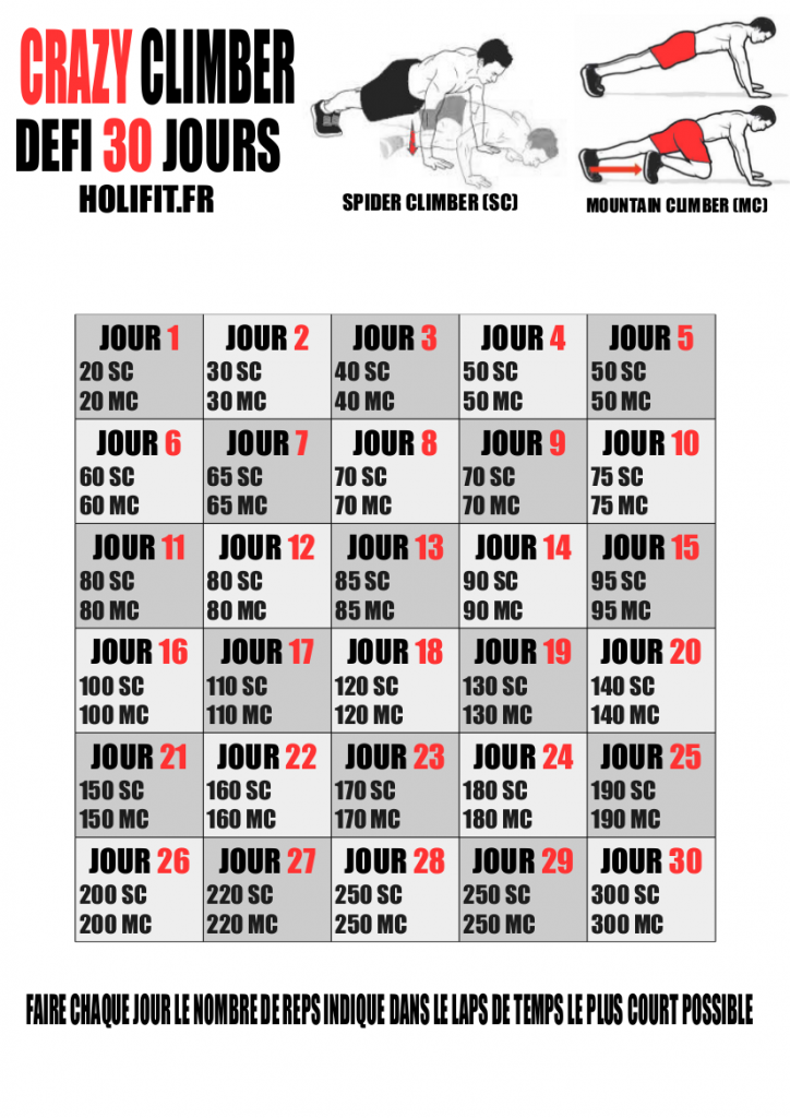 DEFI 30 JOURS - HOLIFIT